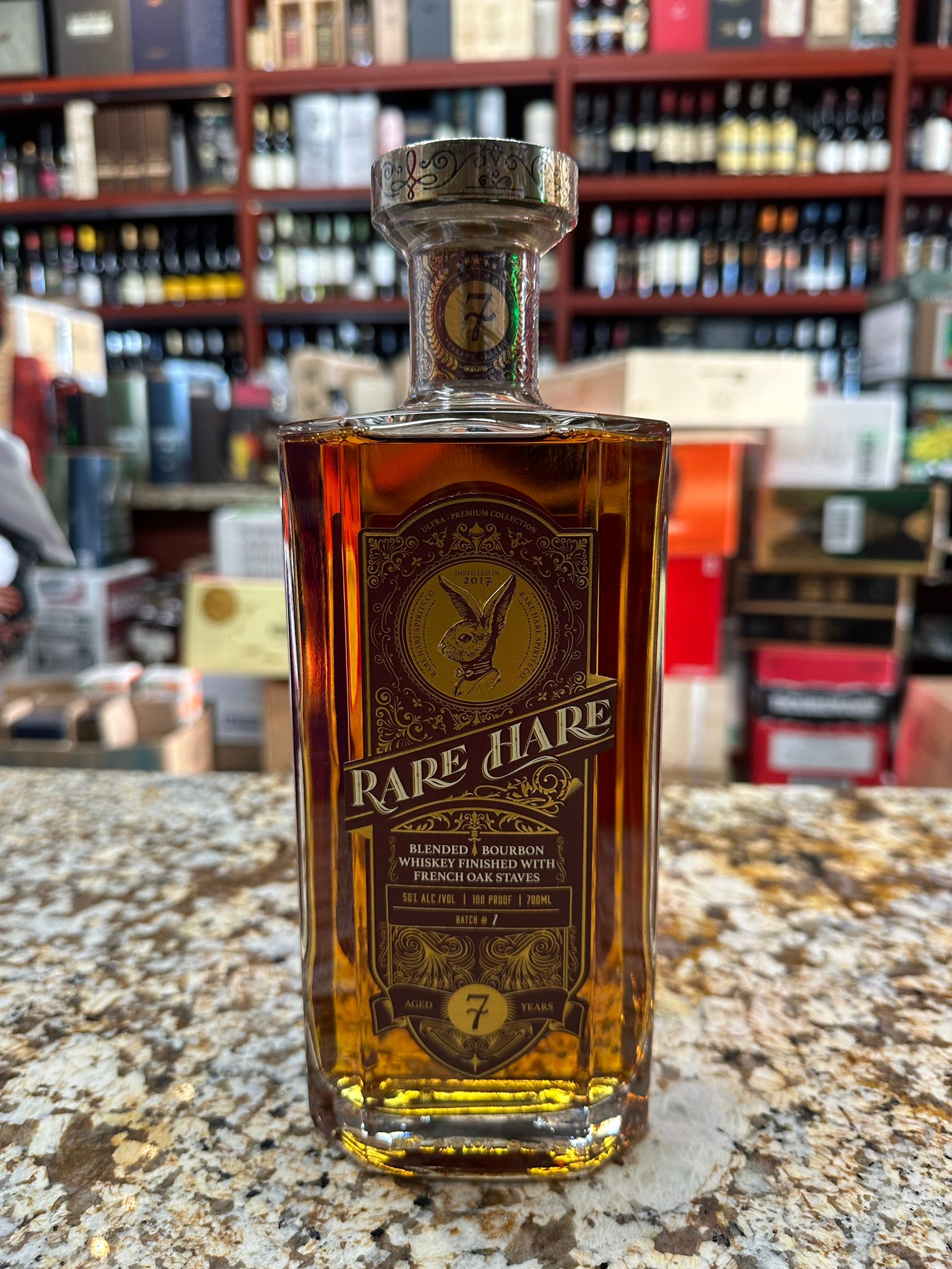 2017 Rare Hare 7 Year French Oak Stave Finish Bourbon Whiskey 700ml ...