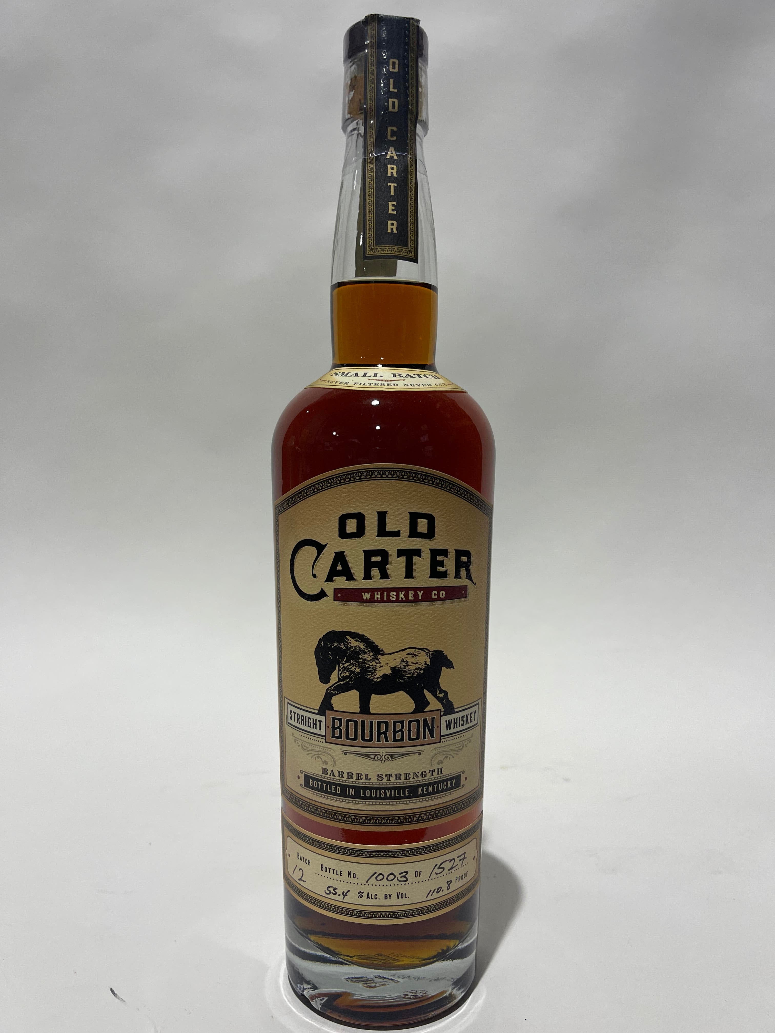 Old Carter Batch 12 Straight Bourbon Whiskey 750ml – Fine Drams Market